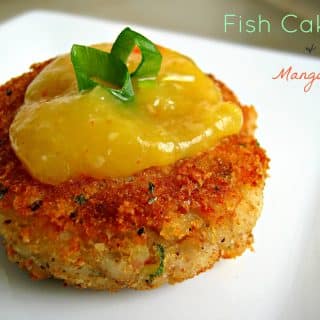 Fish Cakes with Mango Sour - Alica's Pepperpot