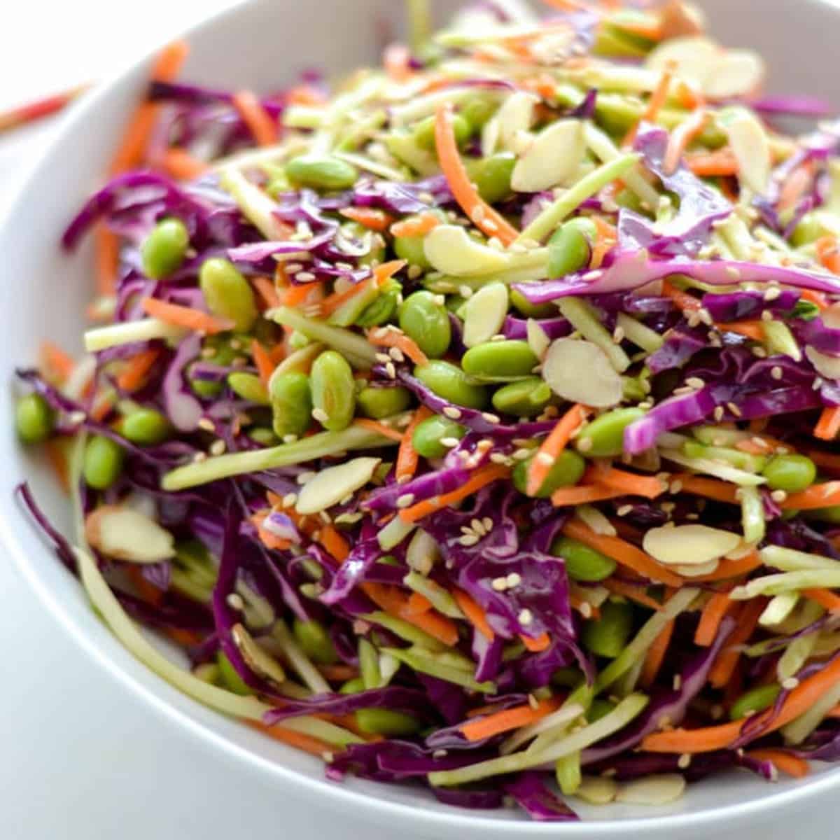 Asian Slaw with Ginger Dressing - Alica's Pepperpot