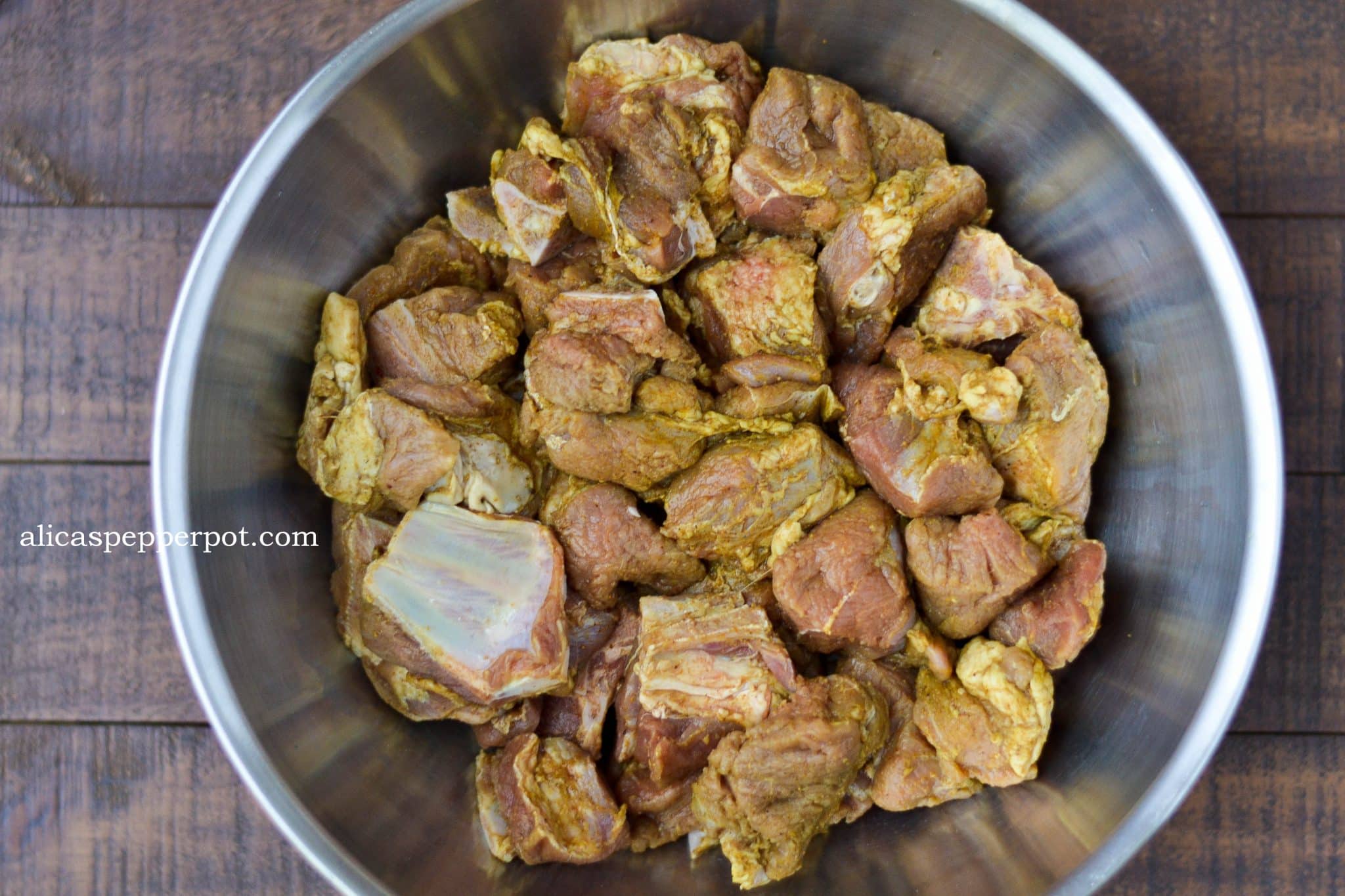 Guyanese-style Goat Curry - Alica's Pepperpot