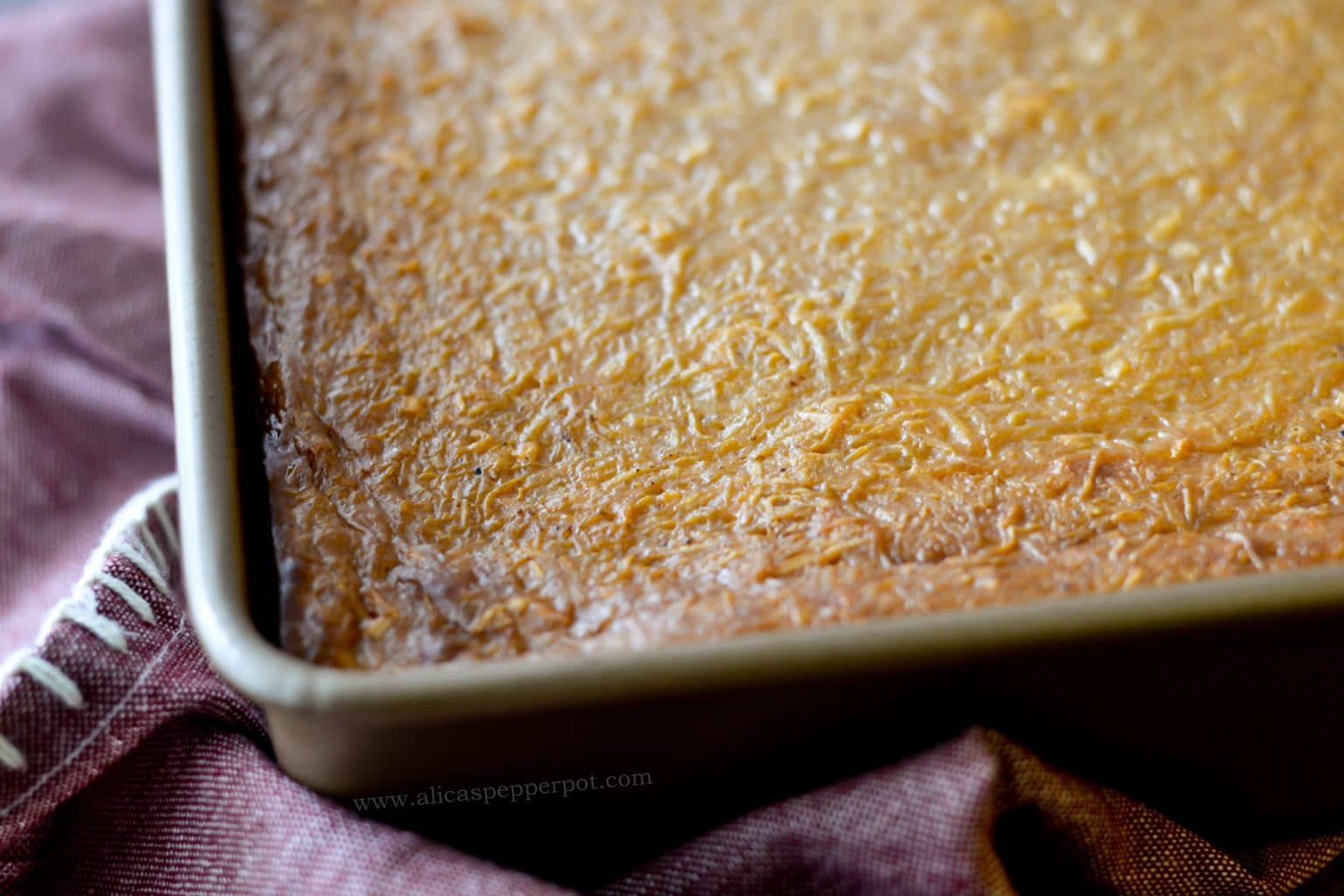 Cassava Pone (Yuca Cake) - Alica's Pepperpot