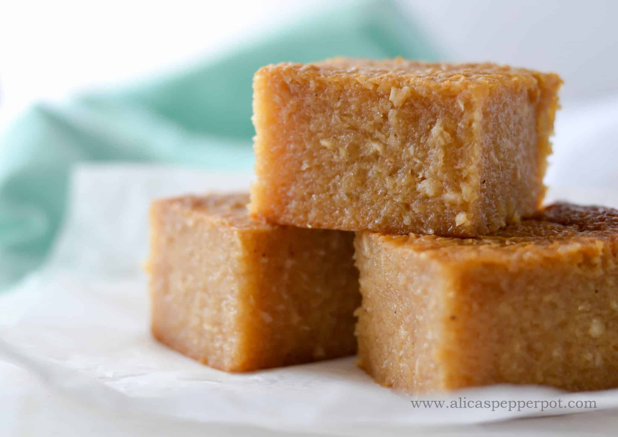 Cassava Pone (Yuca Cake) - Alica's Pepperpot