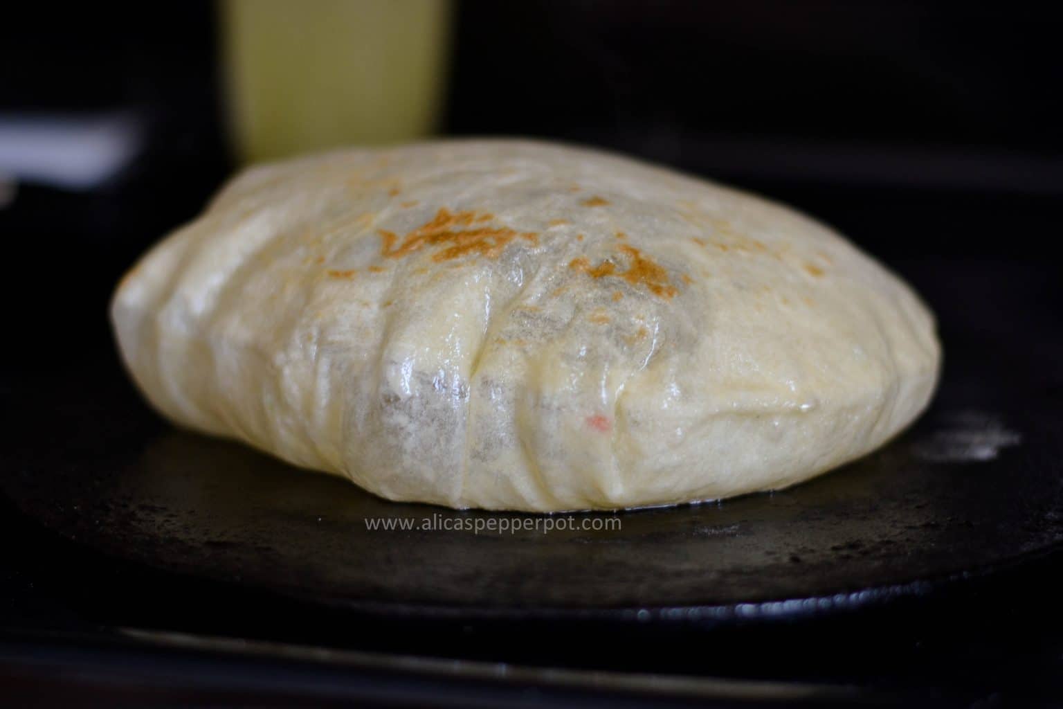Aloo Roti (Potato Stuffed Flatbread) - Alica's Pepperpot