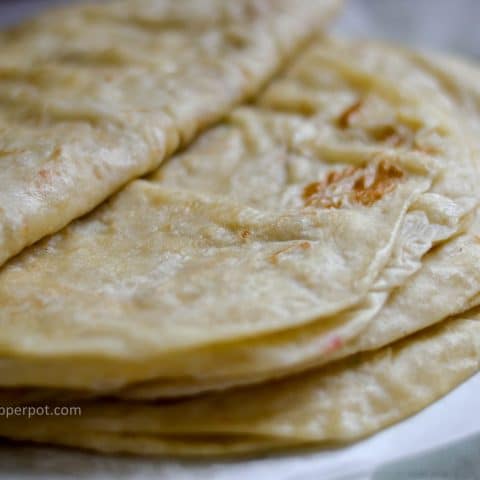 Aloo Roti (Potato Stuffed Flatbread) - Alica's Pepperpot
