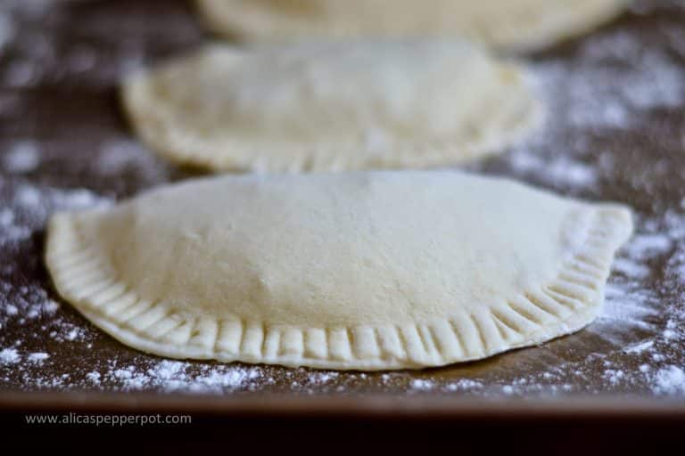 Goja (Gojiya) - Spiced Coconut Turnovers - Alica's Pepperpot