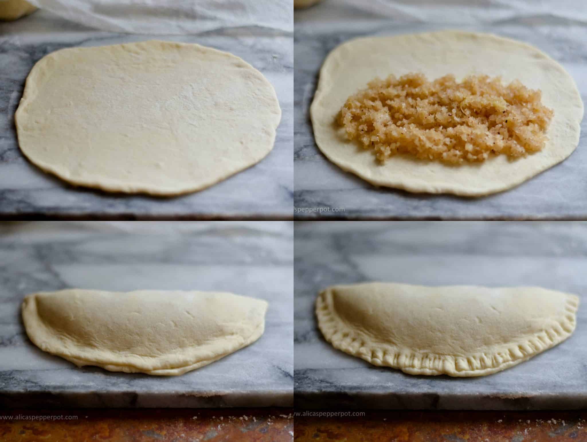 Goja (Gojiya) - Spiced Coconut Turnovers - Alica's Pepperpot