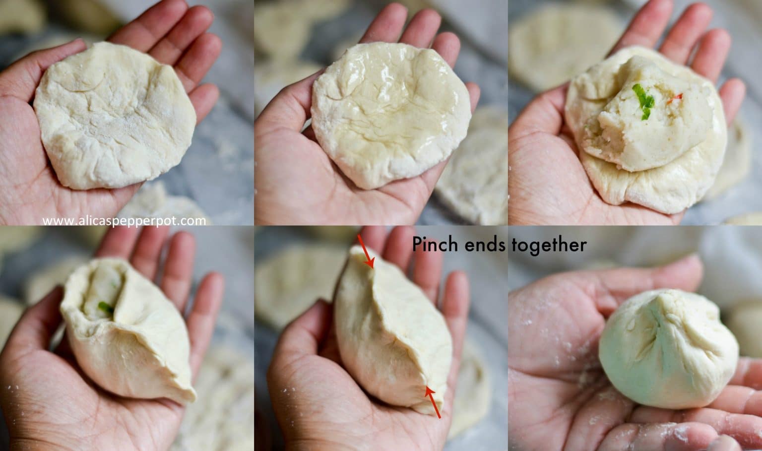 Aloo Roti (Potato Stuffed Flatbread) - Alica's Pepperpot