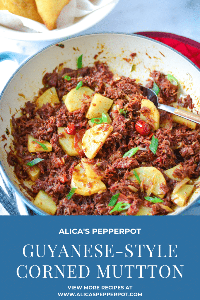 Guyanese-style Corned Mutton » Alica's Pepperpot