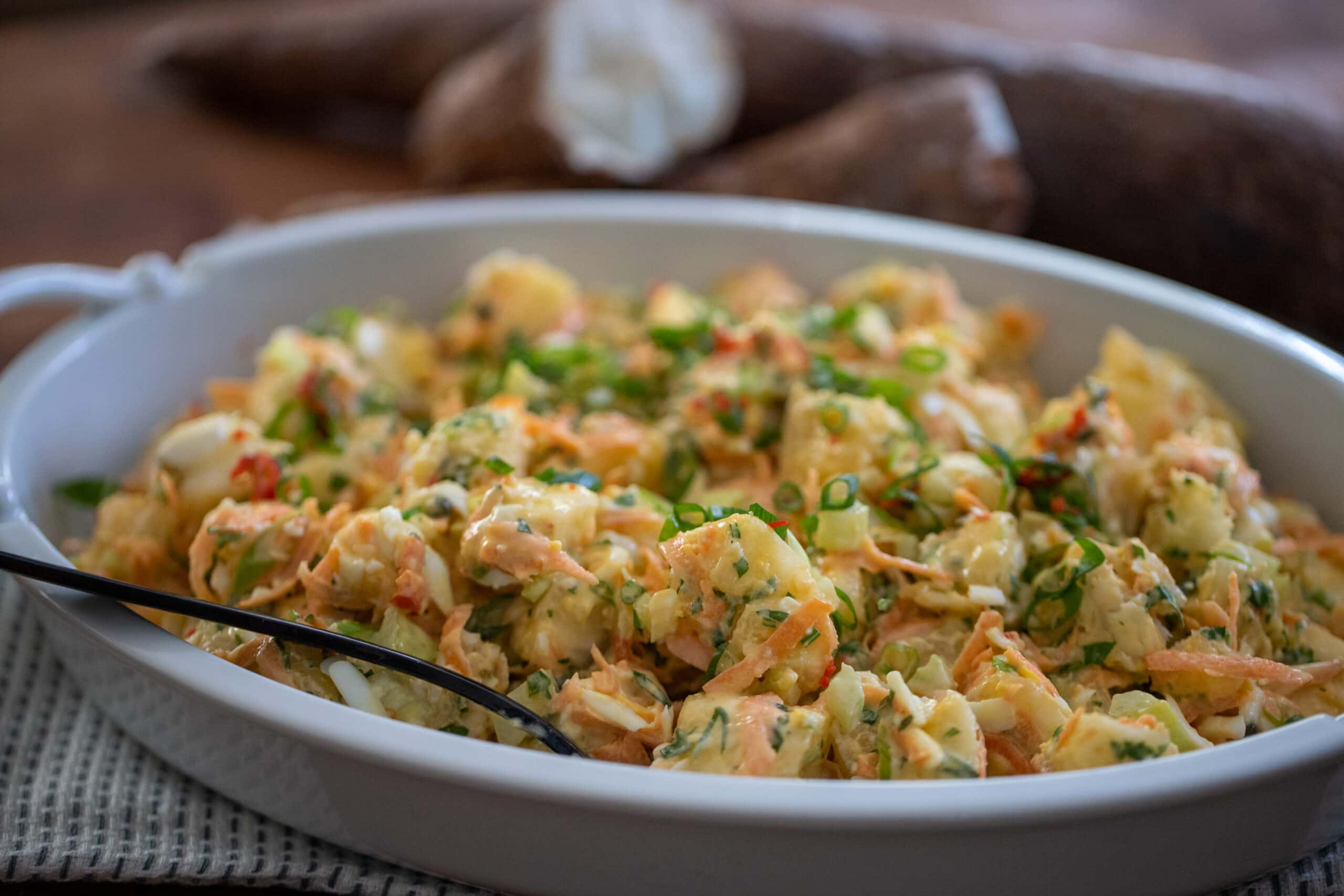 cassava salad_serving platter » Alica's Pepperpot
