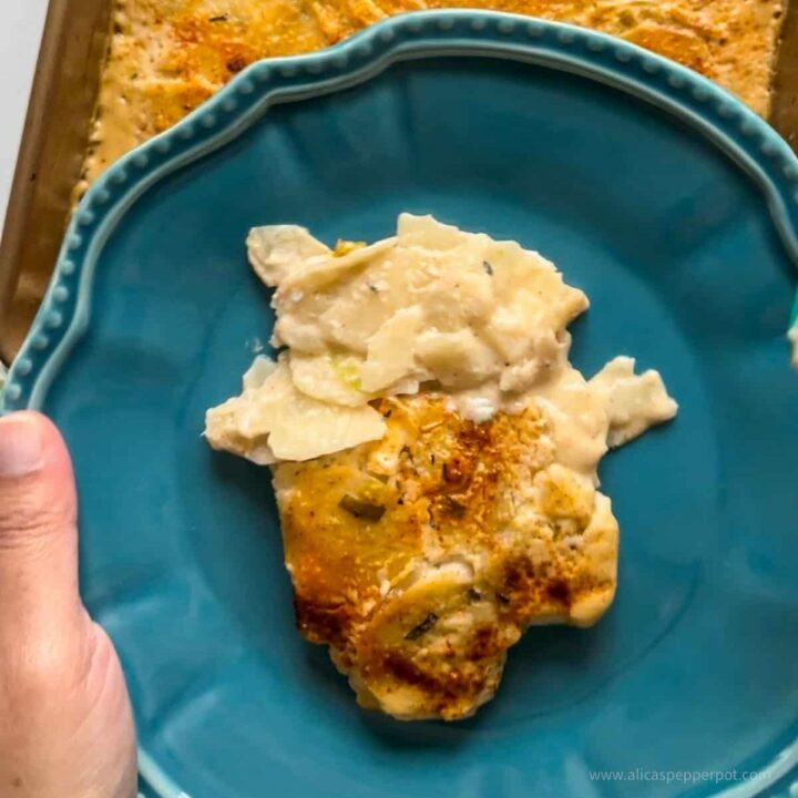 Scalloped Eddoes in Coconut Milk » Alica's Pepperpot