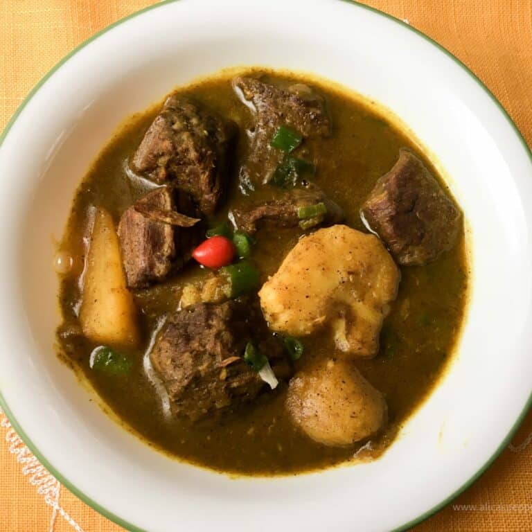 Guyanese-style Goat Curry - Alica's Pepperpot