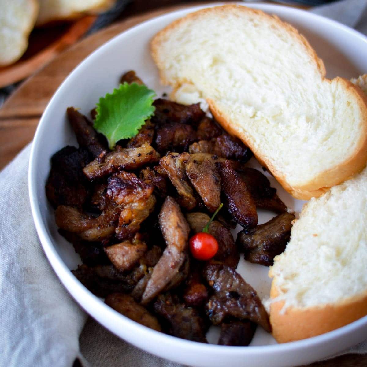 Guyanese Garlic Pork » Alica's Pepperpot